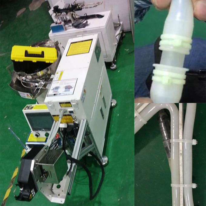 Hands Free Automatic Nylon Cable Tie Machine For Bundle Ties Faster