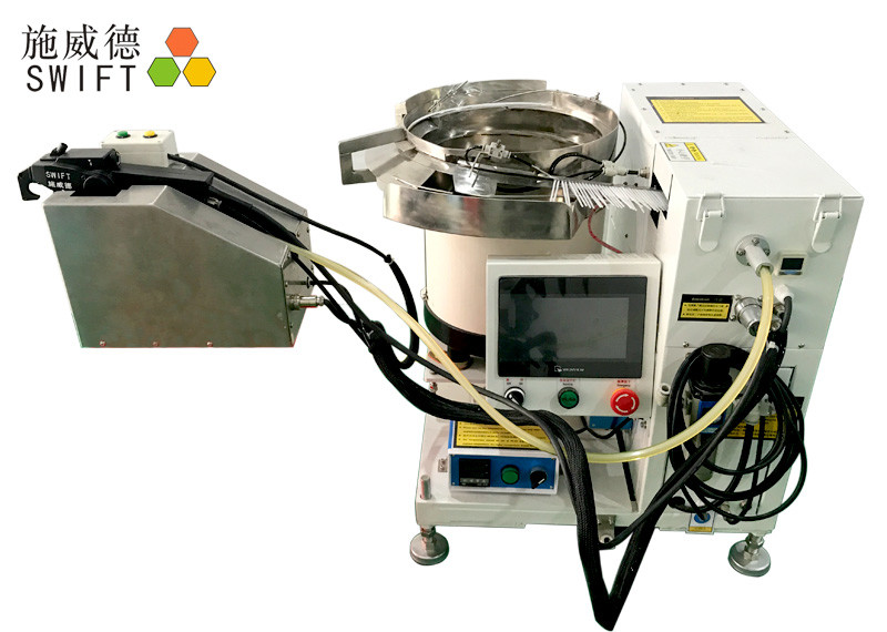 PLC Control Zip Tie Tool Strong Tension Force Easy Moving With 4 Wheels